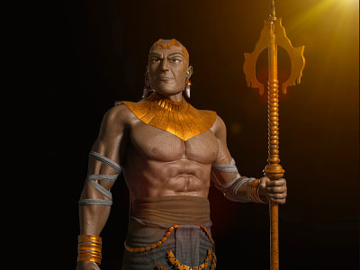 Hyper 3d realistic, 3d modeling, 3d character for game or animation ...