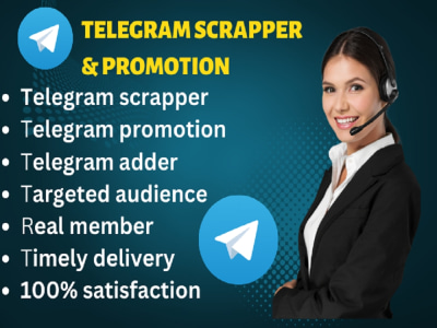 Telegram scraper, real and active members to your group, telegram ...