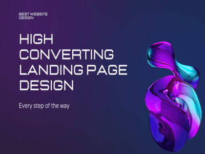 High converting sales-driven landing page design | Business website design | Upwork