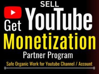 Complete YouTube account monetization promotion organically | Upwork