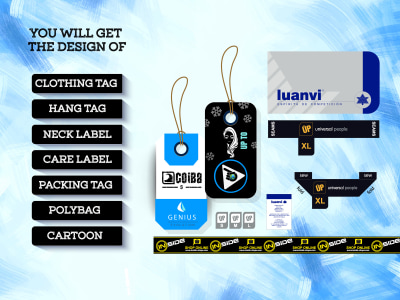 An eye-catching Clothing Label / Branding / Packaging Design for Your ...