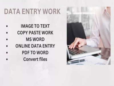 Data entry and Ms Word | Upwork