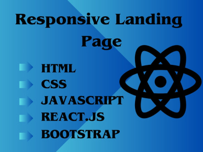 A Landing Page React.Js || NextJS Landing Page || HTML || CSS || BOOTSTRAP | Upwork