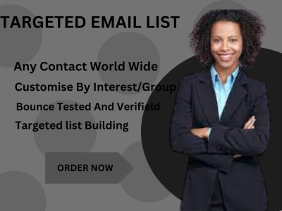 A list of targeted emails for your business | Upwork