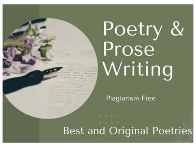 A beautiful and original poetry. | Upwork