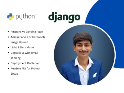 Responsive Landing page with Django | Upwork