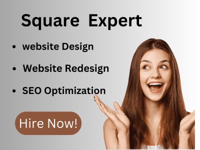 Responsive square website design, Square online store, Square Web ...