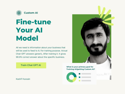 Fine-tuned/trained AI on custom information | Upwork