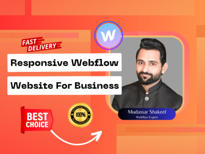 Responsive Webflow Website For Business | Upwork