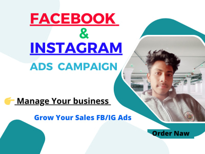 Facebook advertising, fb ads campaign, instagram ad, fb and ig ...