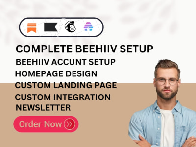 Beehiiv paid newsletter design beehiiv landing page, post as beehiiv expert | Upwork