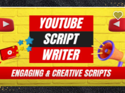 Write you a professional script for your YouTube channel | Upwork