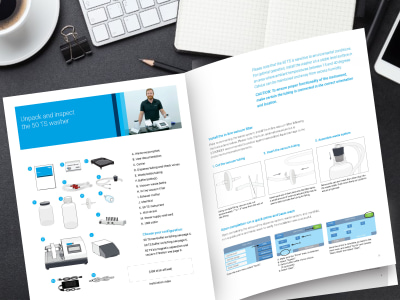 An illustrated instruction manual | Upwork
