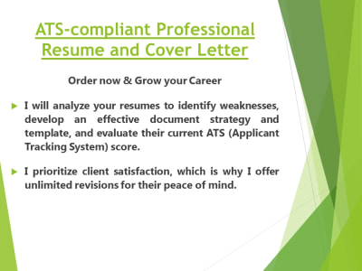 Professional ATS-Compliant Resume, Cover Letter, & Free LinkedIn | Upwork