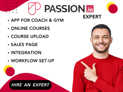 Functional app on passion.io Online course app creation, NoCode App Builder | Upwork