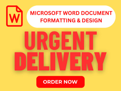 Microsoft Word document professionally formatted as per your requirement | Upwork