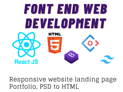 React js developer front-end developer for your responsive website | Upwork