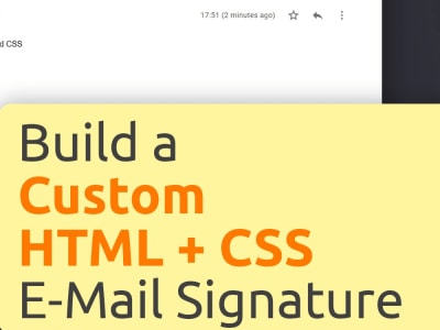 Responsive HTML email signature | Upwork