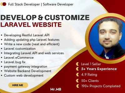 Develop PHP laravel website with PHP laravel developer | Upwork