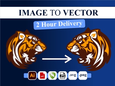 Vector Tracing Image & Logo Vectorization into High-Resolution Vectors ...
