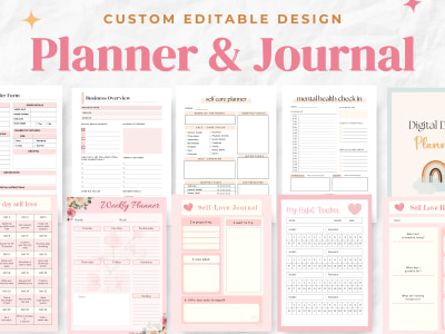 Printable journal, planner, worksheets for your business | Upwork