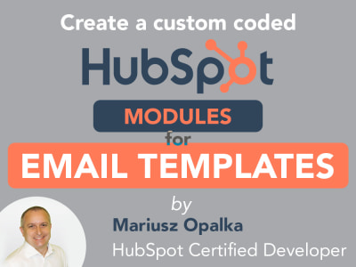 Hubspot Email Template (design and code) | Upwork