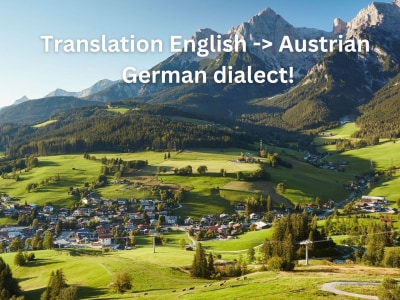 Translations from English to Austrian German dialect | Upwork