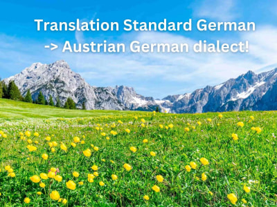 Translations from Standard German to Austrian German dialect | Upwork