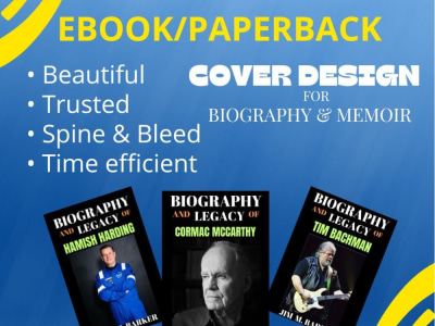 Beautiful ebook covers for your biographies and memoirs | Upwork