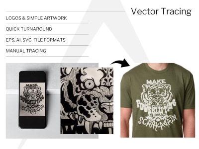 Vector tracing of our logo or simple artwork - same day. | Upwork
