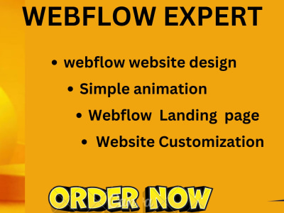 Responsive webflow website design, figma to webflow, landing pages | Upwork
