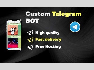 Custom telegram bot for you | Upwork