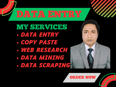 Perfect data entry, web research and copy-paste job | Upwork