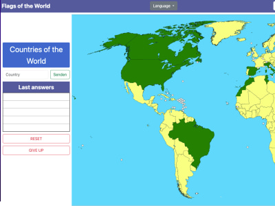 Interactive World Map/Quiz Games | Upwork