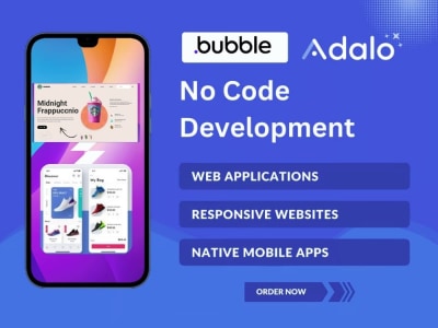 Your responsive website in bubble io, custom request, MVP, UI/UX ...
