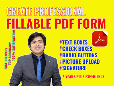 Professional Fillable PDF Form or PDF Conversion Services | Upwork
