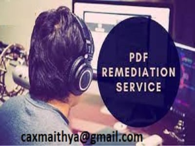 PDF REMEDIATION, AND PDF SERVICES | Upwork