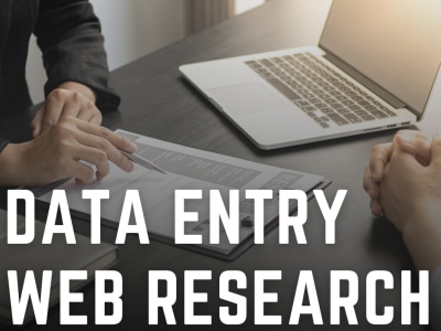 Data entry, Web research, Copy-Paste, excel, Lead generation, typing | Upwork