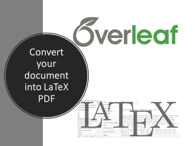 A pdf using LaTeX and Overleaf | Upwork