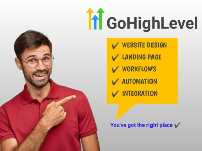 Go High Level, Landing Page, Website Design, Integration, WorkFlow | Upwork