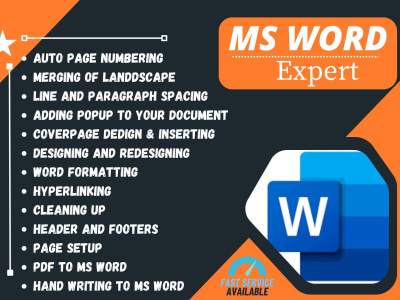 Professional Microsoft Word Document Created and Edited | Upwork