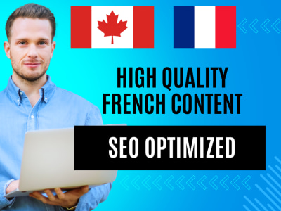 High-quality SEO-optimized French content | Upwork