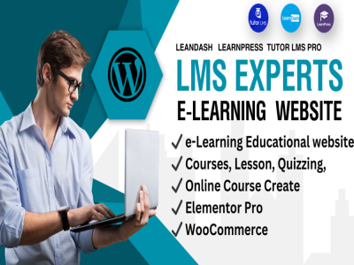 A professional WordPress LMS website with Learndash, tutor Lms pro | Upwork