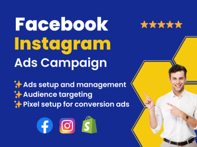 Facebook & insta ads campaign setup for your business | FB Ads & insta ...
