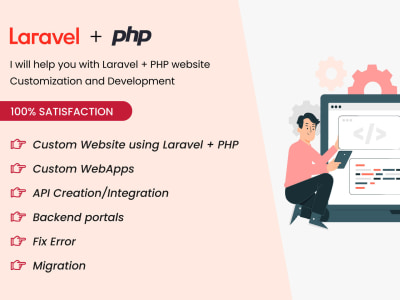 Fix errors from PHP, Laravel, HTML, CSS, jQuery, Bootstrap and MySQL. | Upwork