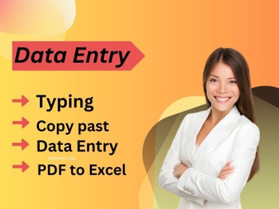 A data entry expert or web researcher for copy-paste job typing | Upwork