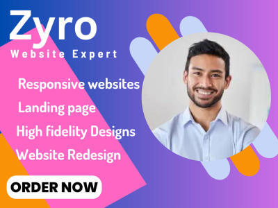 Responsive zyro website design, redesign, SEO optimization, showit ...