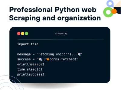 Python web scraping and automation on any website | Upwork