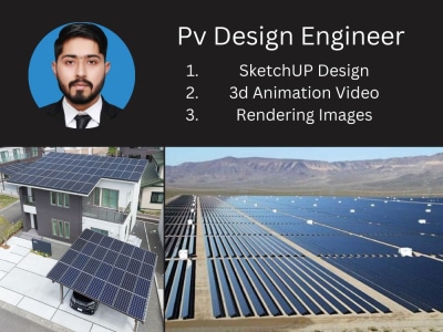 A Solar PV 3D Design In SketchUp | Upwork