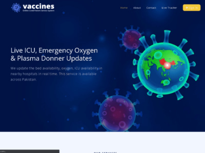 Vaccine Website Fully Stack | Upwork